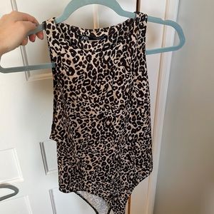 Tops | Zara Cheetah Bodysuit | Poshmark